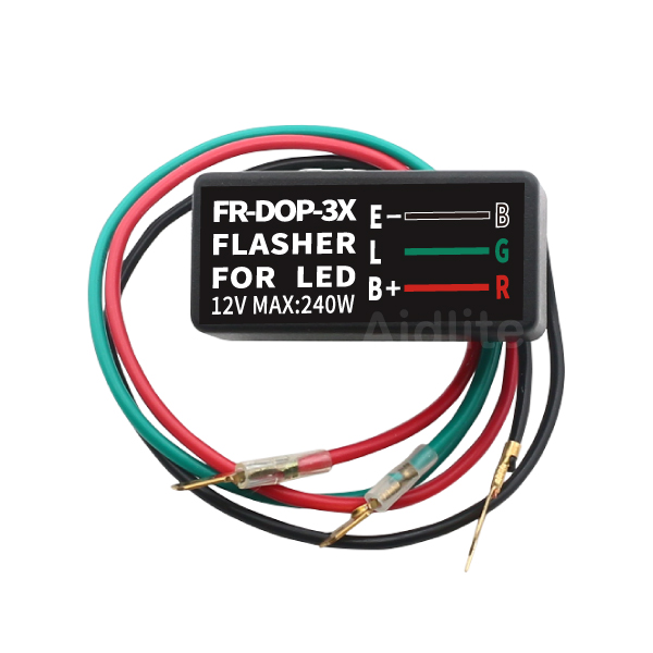 DOP-3X Heavy Duty LED Flaher Relay - 3 Wires - Motorcycle Car Truck ...