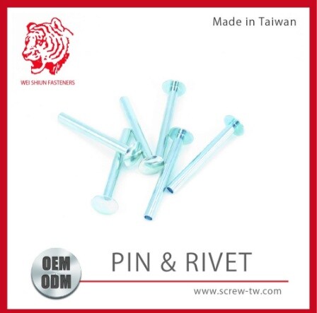 Taiwan Factory 303 316 Stainless Steel Hollow Dowel Pin With Thread or ...