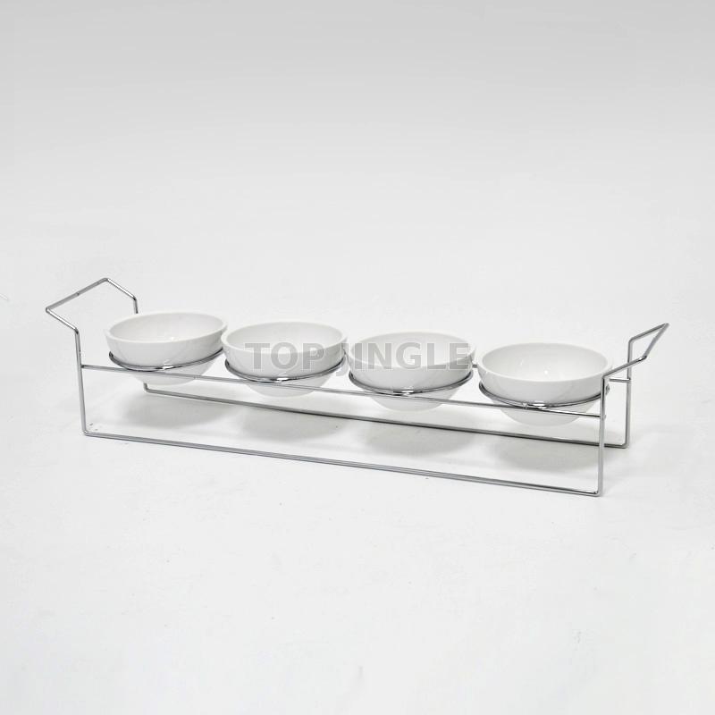 4PCS ROUND SNACK TRAY RACK | Taiwantrade
