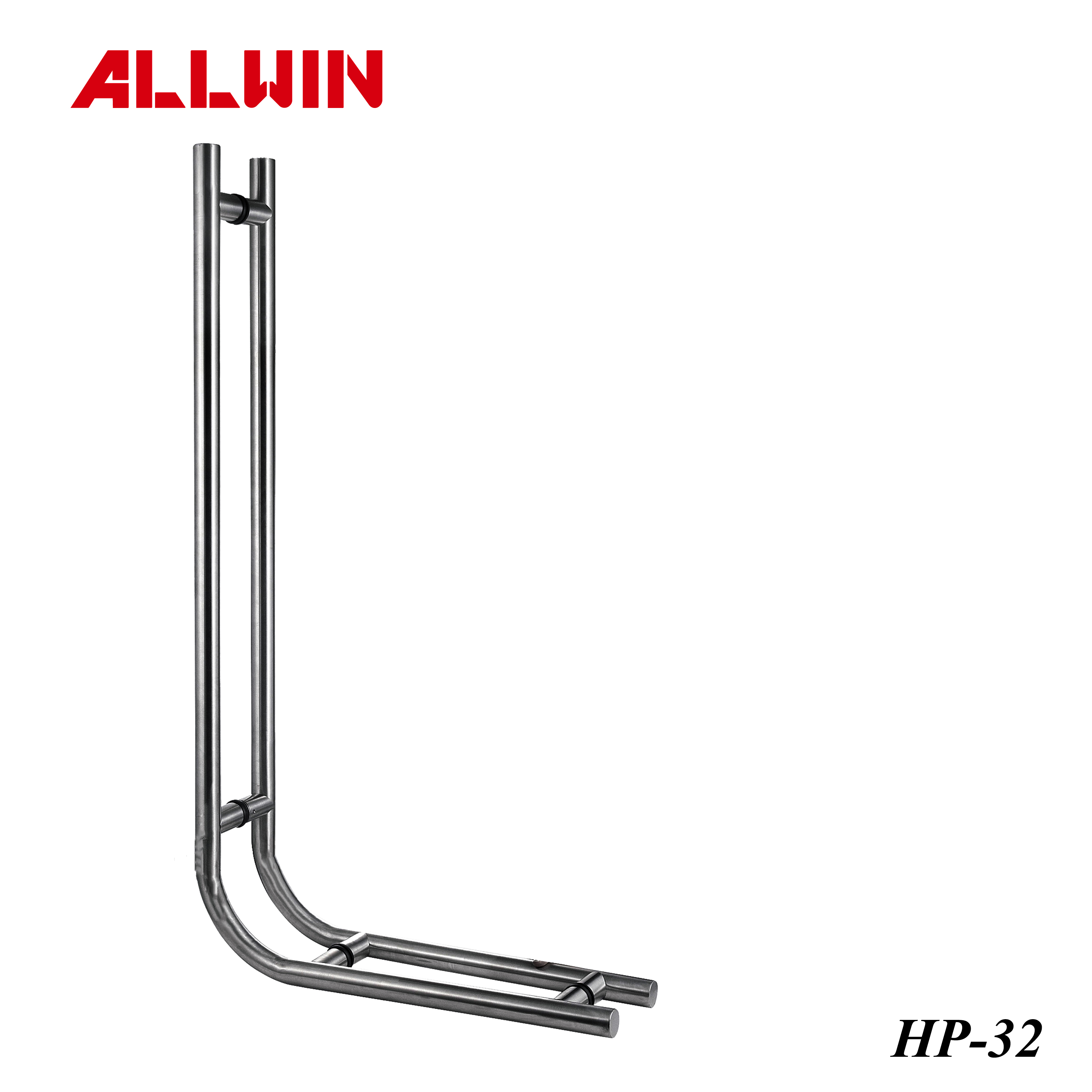 Stainless Steel Push Pull Door Handle L Shape Panic Handle | Taiwantrade