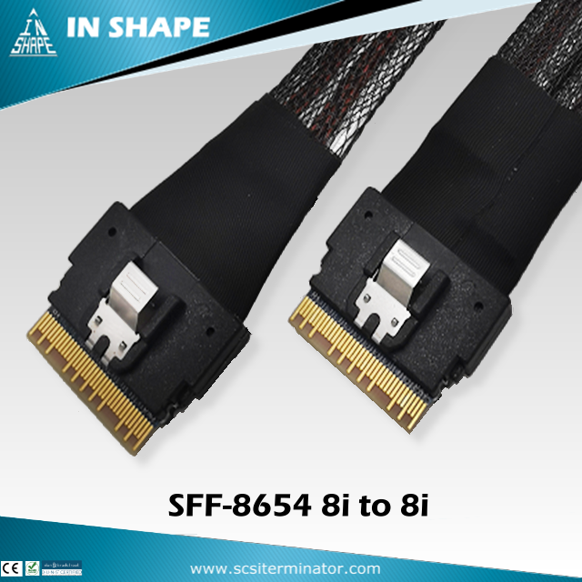 Slimline SAS 8i SFF-8654 to 8i SFF-8654 Cable supplier | Taiwantrade.com