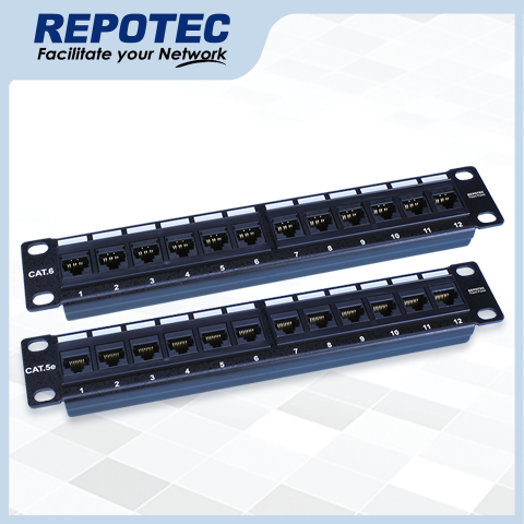 10inch Cat.5e/6 Unshielded Patch Panel, 12-P Dual IDC | Taiwantrade.com