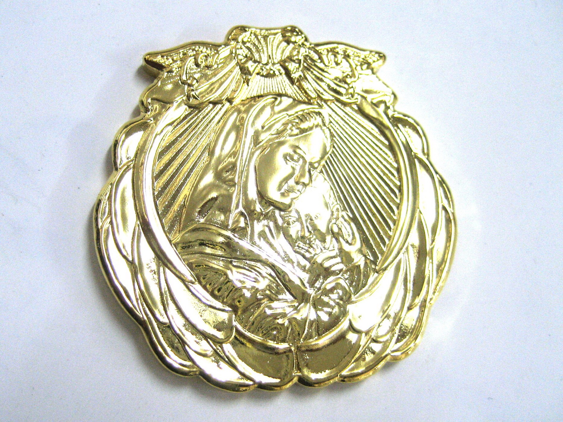 Holy craft Metal Badge gold plated | Taiwantrade.com