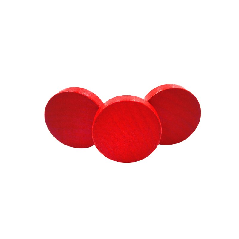 35*8mm Red Wood Round Piece Boards | Taiwantrade