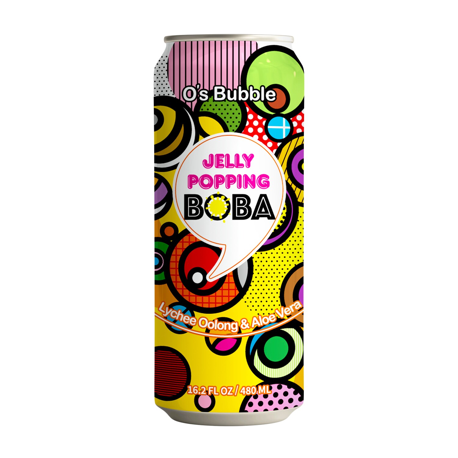 Jelly Popping Boba Drink – Lychee Oolong Tea with Popping Boba + Aloe ...
