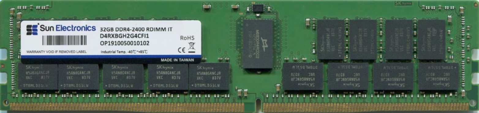 Memory Modules - DDR4 Server/Workstation WT (Wide Temperature) RDIMM ...
