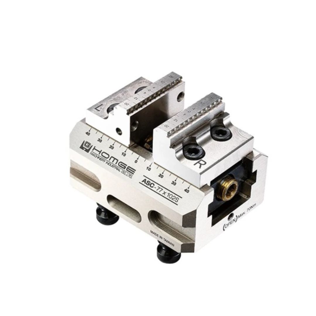 FIVE-AXIS ADJUSTABLE SELF-CENTERING VISE (ASC- Narrow Version ...