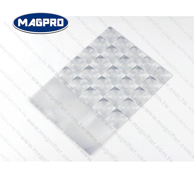 Multi-Image 25 Section Diverging Fresnel Lens Page Magnifying Sheet | E ...