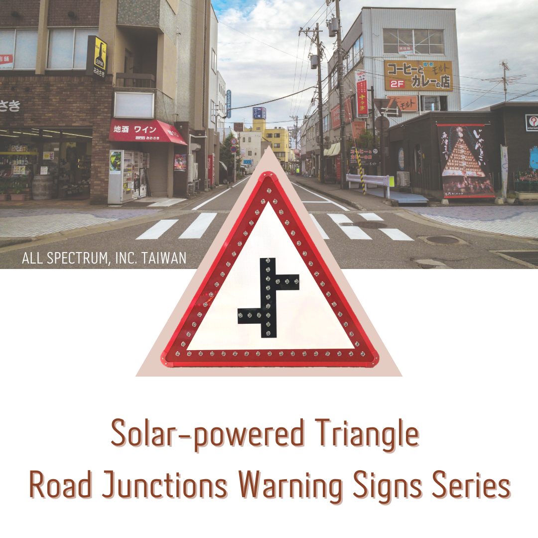 Solar LED Triangle Road Junction Warning Signs | Taiwantrade