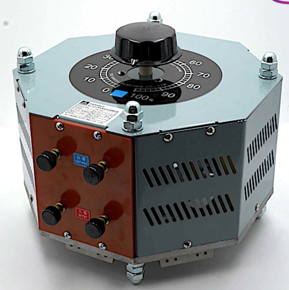 Variable Voltage Transformer (Variac Slidac) Input 1 Phase 110V, Output ...