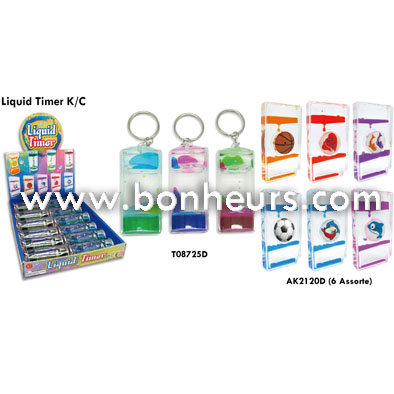 LIQUID TIMER KEYCHAIN | Taiwantrade