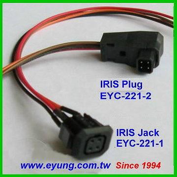 IRIS Plug Connector, CCTV/IP Camera IRIS Plug, EYC-221-2 | E-YUNG ...