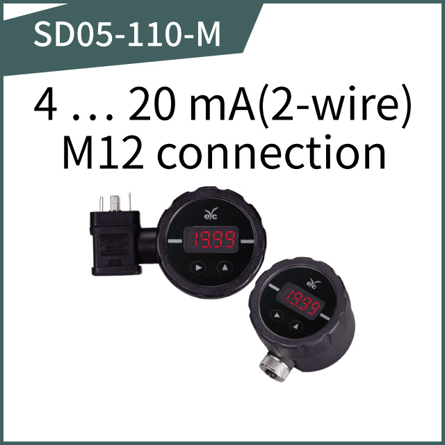 eyc-tech SD05 M12 Integrated Signal Indicator (4~20mA, 2-wire Loop ...