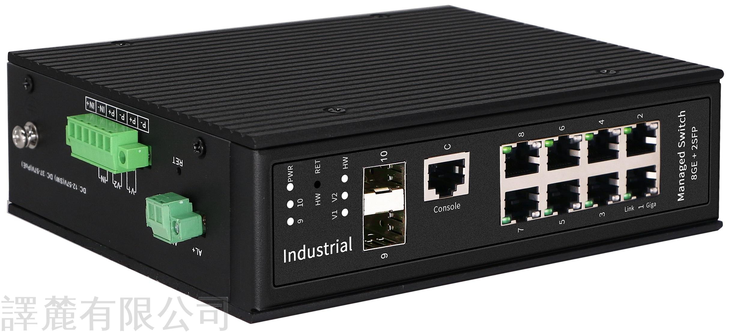 8GE+2SFP Managed DIN Rail Ethernet Switch | Taiwantrade