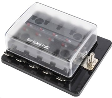 Mini Blade Fuse Block- 4,6,10 WAY | Taiwantrade
