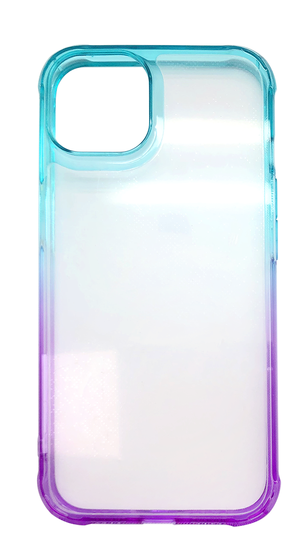 Transparent Two Tone Gradient Color Frame Phone Case Phone Cases ...