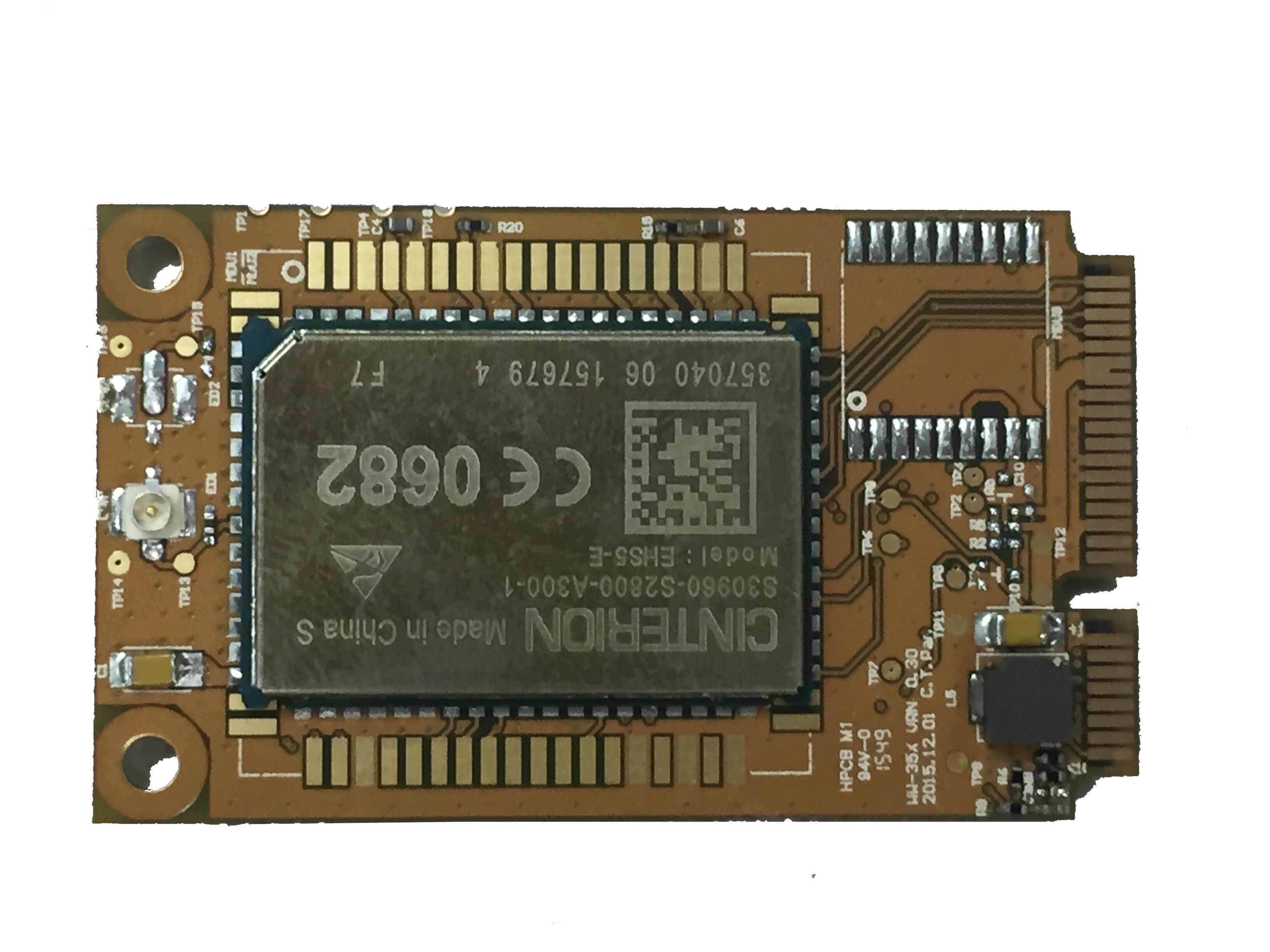 WW-3520, WWAN Mini PCIe Card with SIM Holder Options; 2 dual-band; size ...