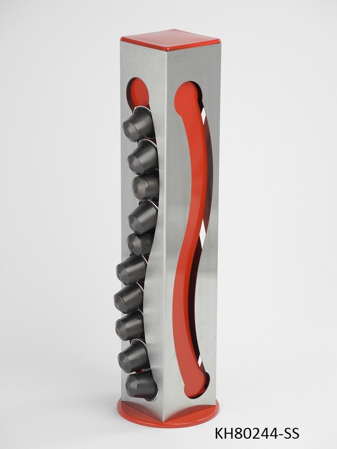 Rotating Coffee Capsules Dispenser for 40 Nespresso | Taiwantrade.com