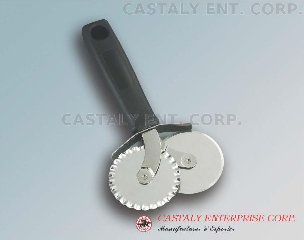 Double Head Plain and Serrated Metal Blades Wheel Cutter | Taiwantrade