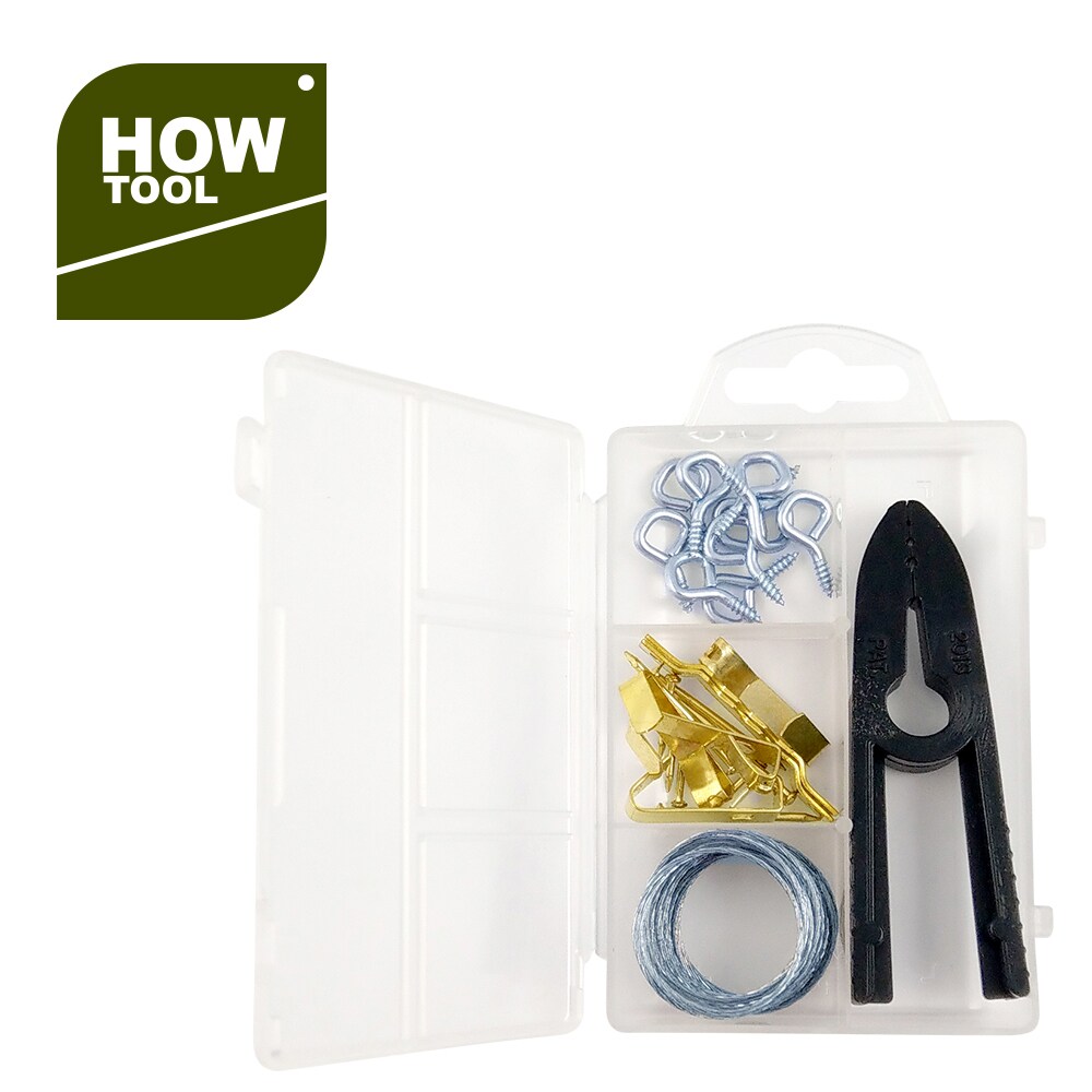 Hanging Picture sawtooth Wire Hangers with Safe Nailing Tool Kit ...