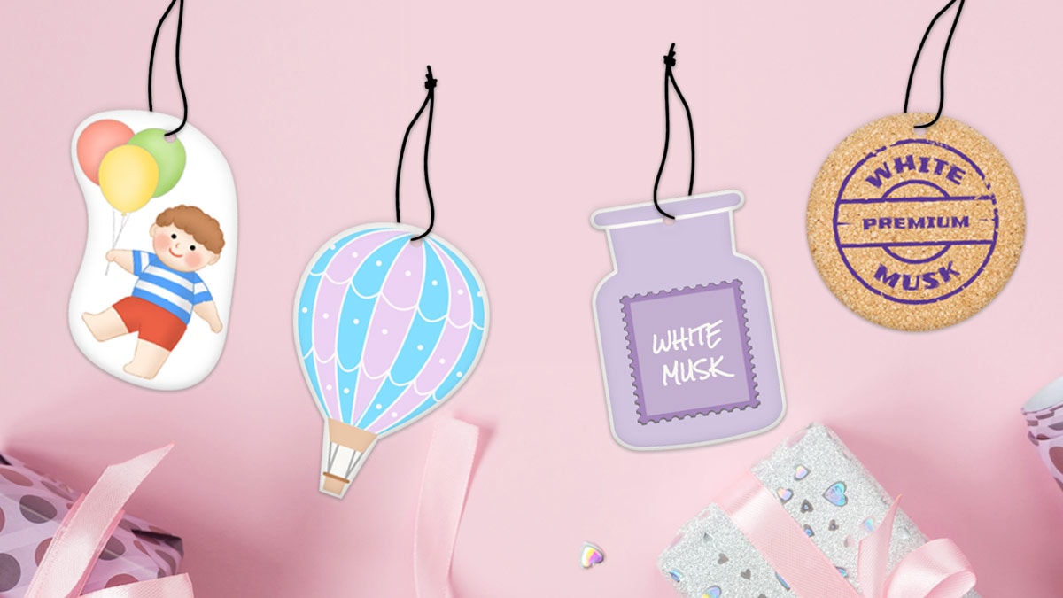 Personalized Hanging Air Freshener Paper Air Freshener(for any places ...