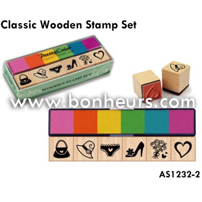 CLASSIC WOODEN STAMP SET | Taiwantrade