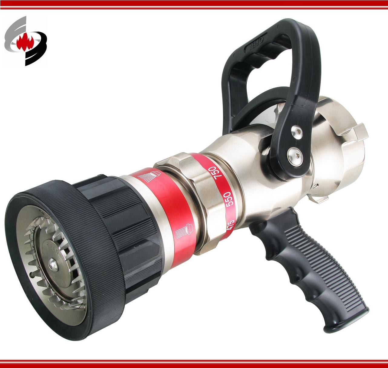 Brass selectable gallonage fire nozzle | Taiwantrade.com