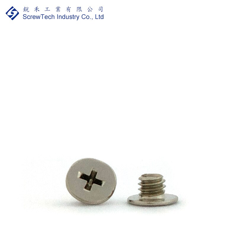 【ScrewTech】I Head, Phillips, M2.5x2, Machine Screw, Nickel Plated ...