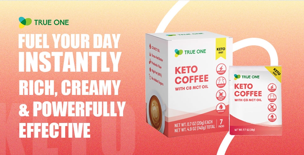 True One Ketogenic Diet Powder Series Keto Coffee / Matcha / Chocolate ...
