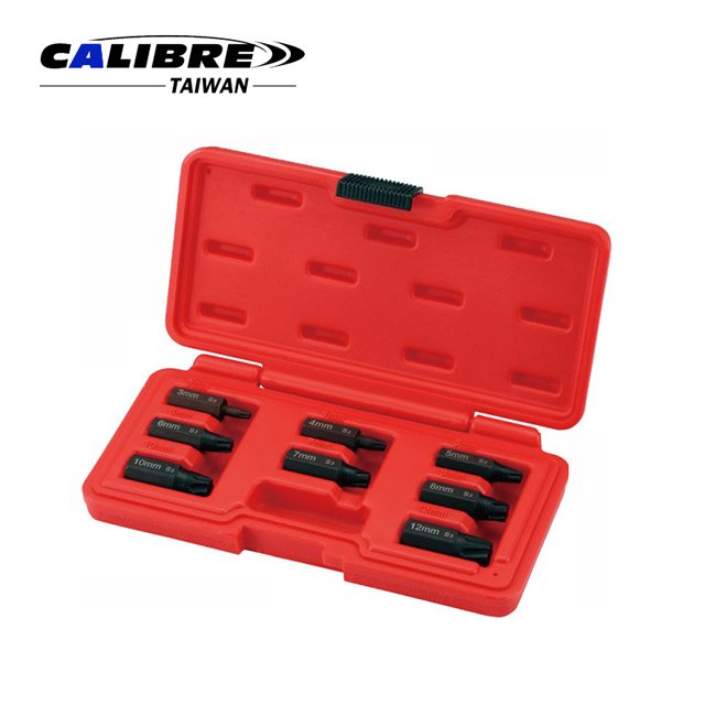 TAIWAN CALIBRE 8pc Torx Plus Screw Extractor Remover Tool Set,broken ...