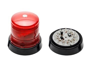 26 LED Intermittent Flash Light 360 Degree Revolving Car Motorcycle ...