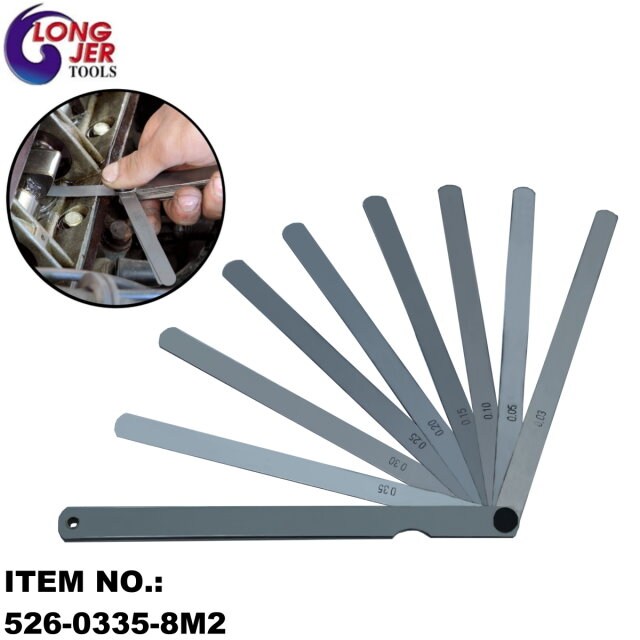 200mm 8PC Blades Metric Type Feeler Gauge | LONG JER PRECISE INDUSTRY ...