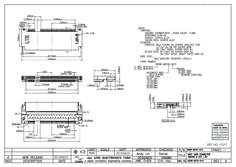 NGFF CONNECTOR, M.2 socket | Taiwantrade.com