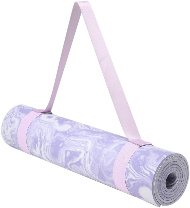 Lilac Marble Pattern Non-slip Gymnastics Mat Yoga Mat Sports ...