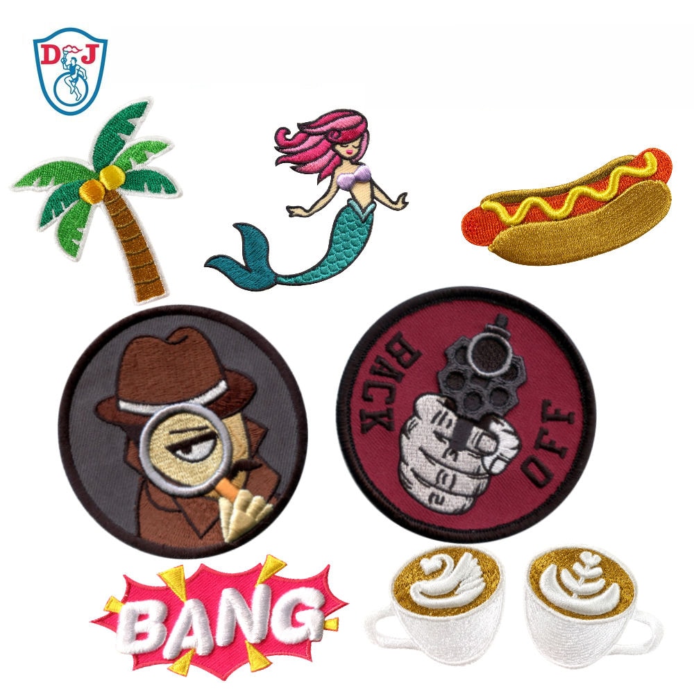 Custom 3D Twill Iron on Embroidered Patches Factory | Taiwantrade