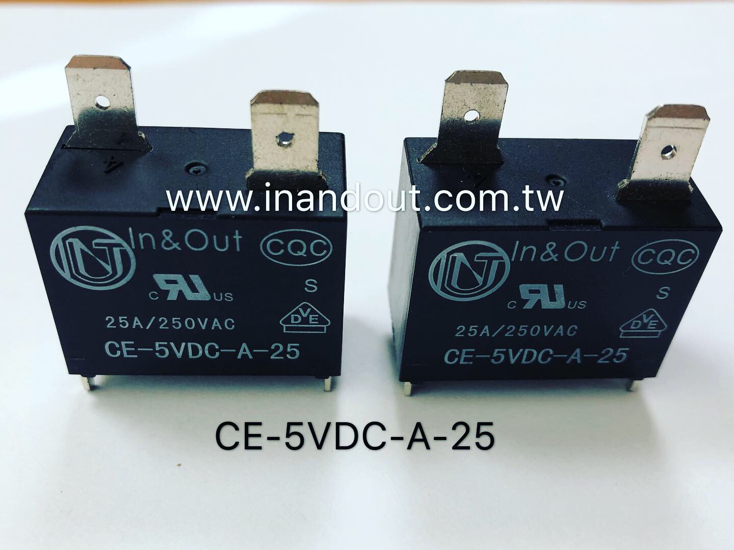 High Current Power Relay 25Amp A/C relay Motor Switching In & Out Relay ...