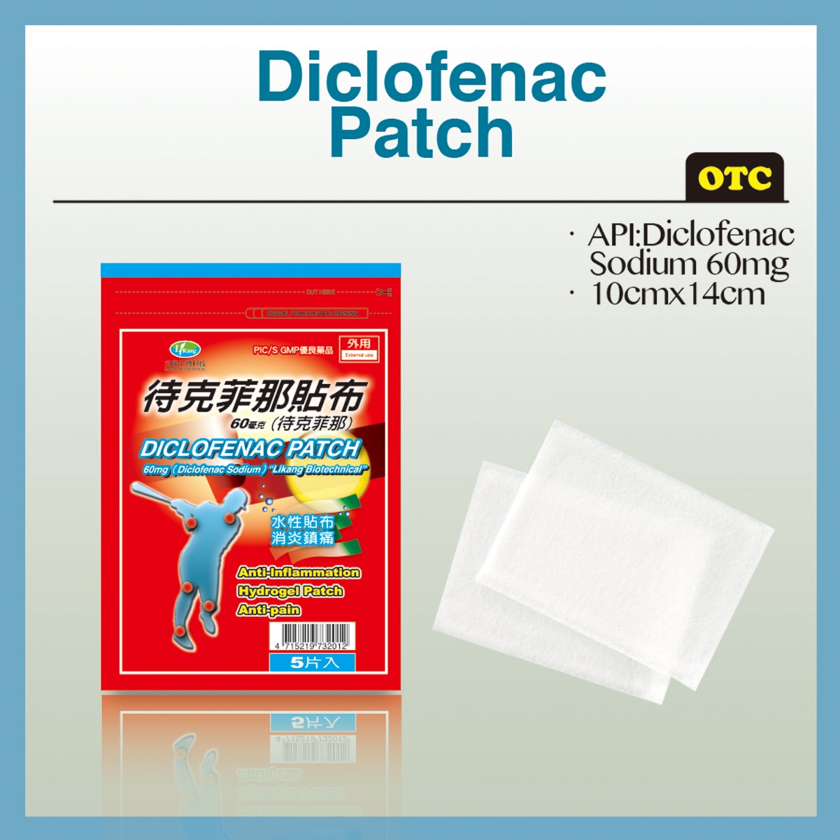 DICLOFENAC PATCH | Taiwantrade