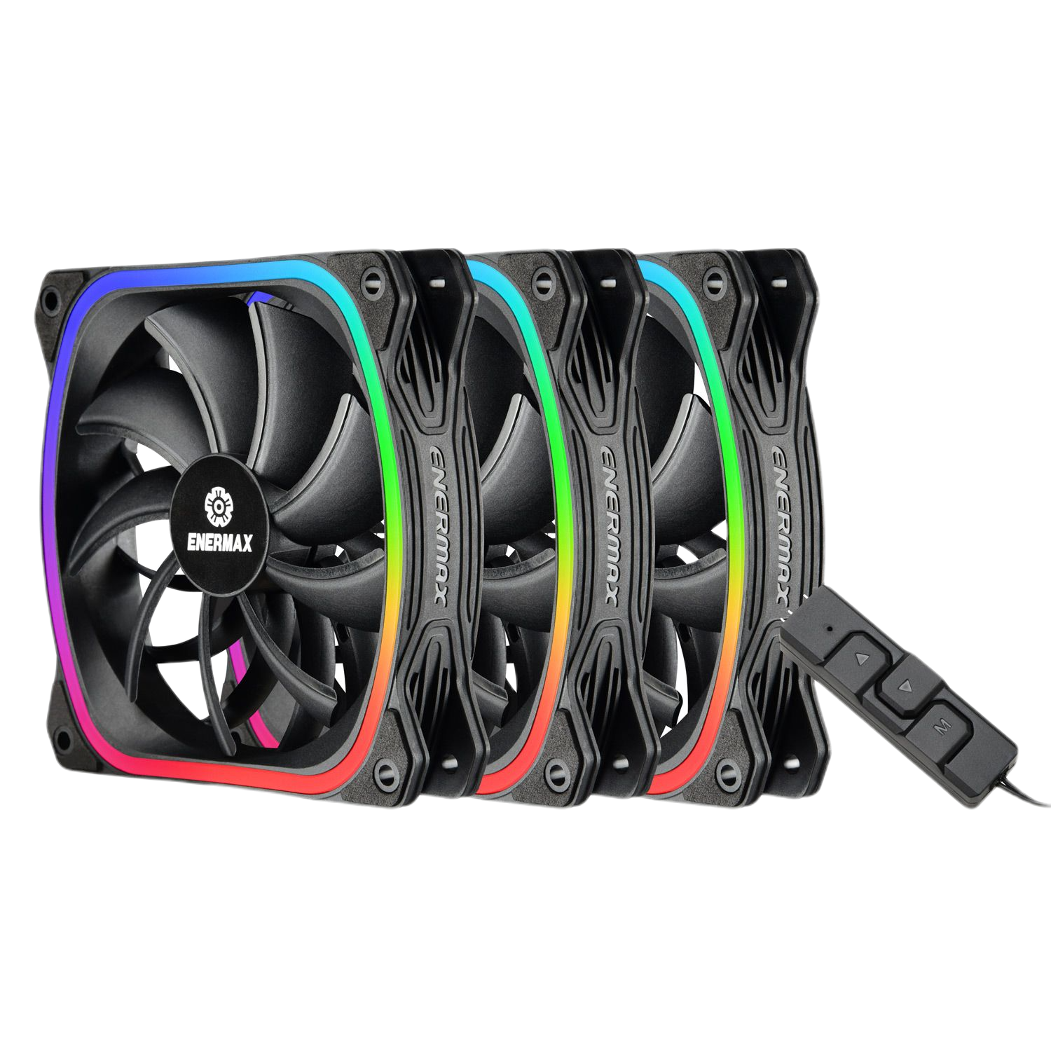 SquA RGB 120mm PWM Fan- 3 Fan Pack | Taiwantrade