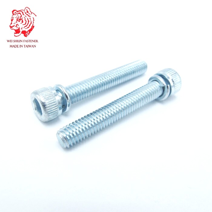 Bolt SEMS spring washer attached socket head cap screw BZP alloy steel ...