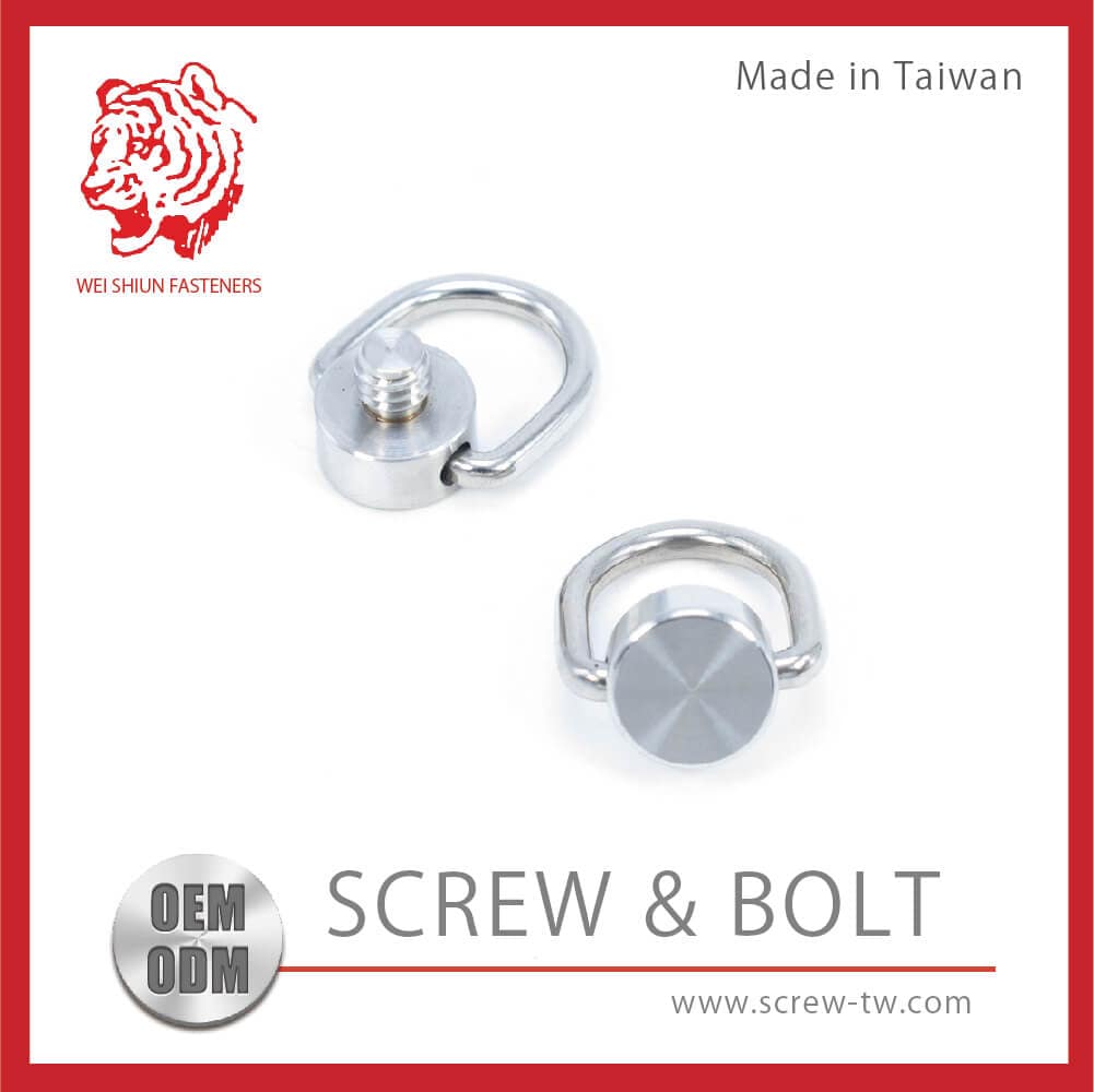 Made in Taiwan Stainless Steel D Ring Hook Screw | Taiwantrade.com