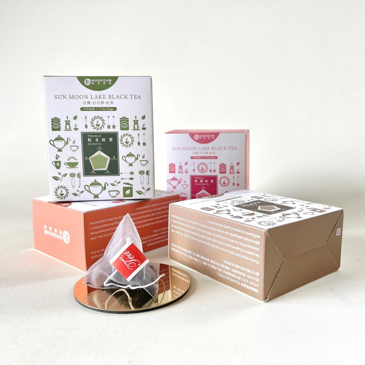 【Hugosum】 Sun Moon Lake Black Tea-Tea Craftsman Tea Bags 7ct/box with 4 ...