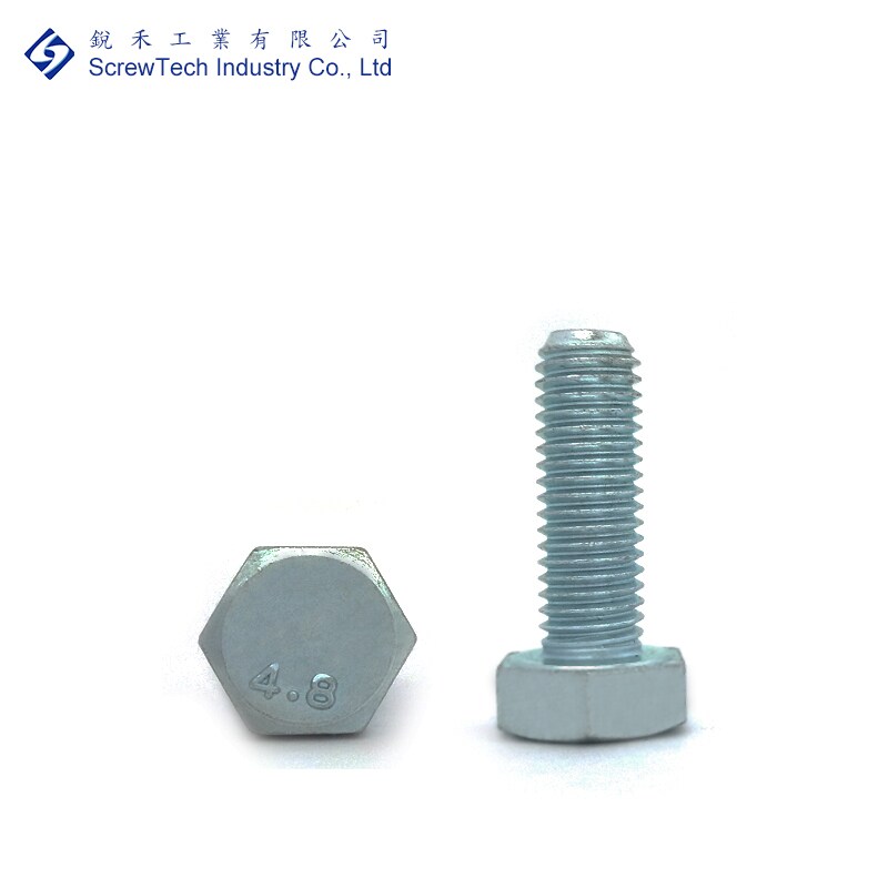 【ScrewTech】M10x30.42, Hex Head, Machine Thread, Zinc Plated ...