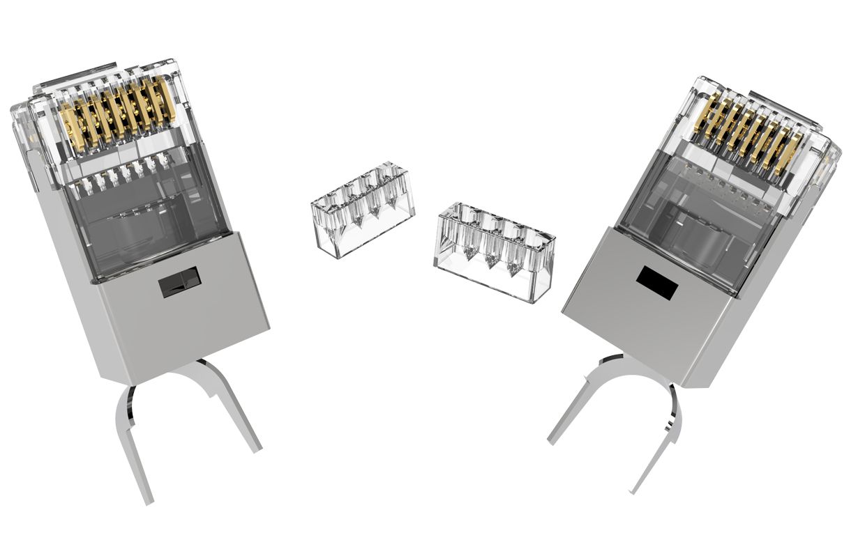 Cat6A RJ45 STP Connector For Solid Cable | Taiwantrade