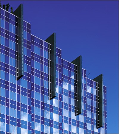 Reflective Glass Texture Building