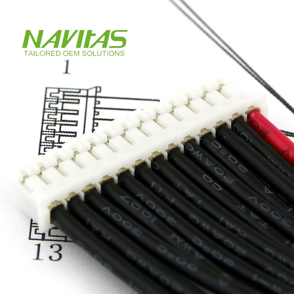 OEM JST PHR-13 2.0 Wire Rectangular Housing Cable Assembly | Taiwantrade