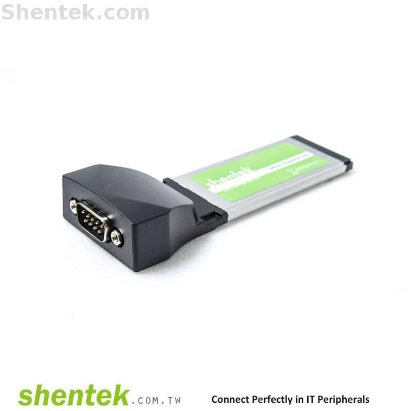 Shentek Serial RS232 1 Port 34mm ExpressCard High Speed 921.6K Oxford ...