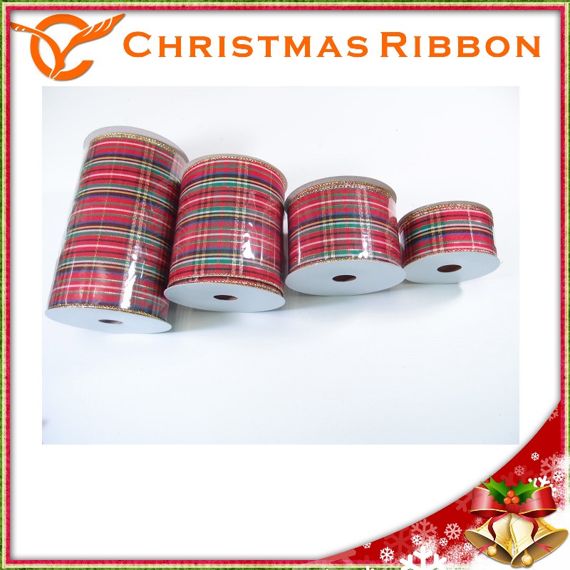 Made In Taiwan Customized Sizes Decoration Gift christmas riband ...