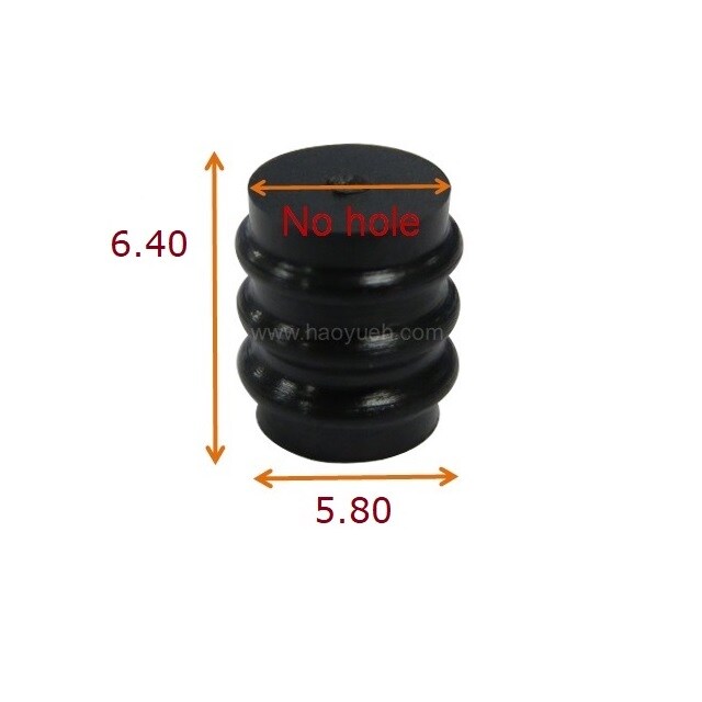7157-8767 (HY1586) Wire Seal, Dummy plug of connectors, Black, Yazaki ...