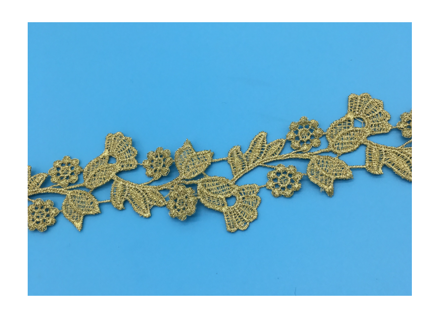 lace trims gold lace for garment, wedding, DIY decoration | Taiwantrade
