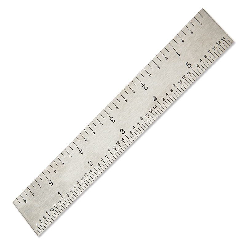 6-Inch Rigid Machinist Rule Ruler - Hardened Spring Steel | Taiwantrade